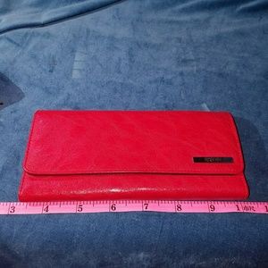 Kenneth Cole Reaction | Bags | Kenneth Cole Reaction Red Wallet | Poshmark